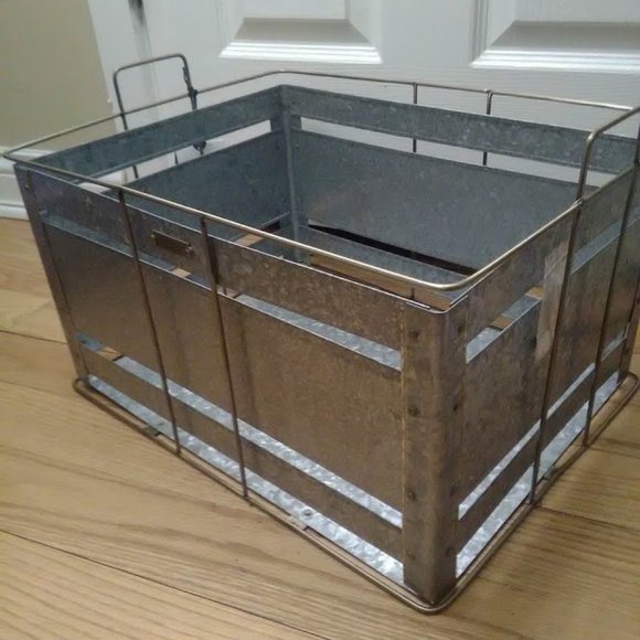 Magnolia | Accents | One Magnolia Metal Storage Bin By Joanna Gaines ...